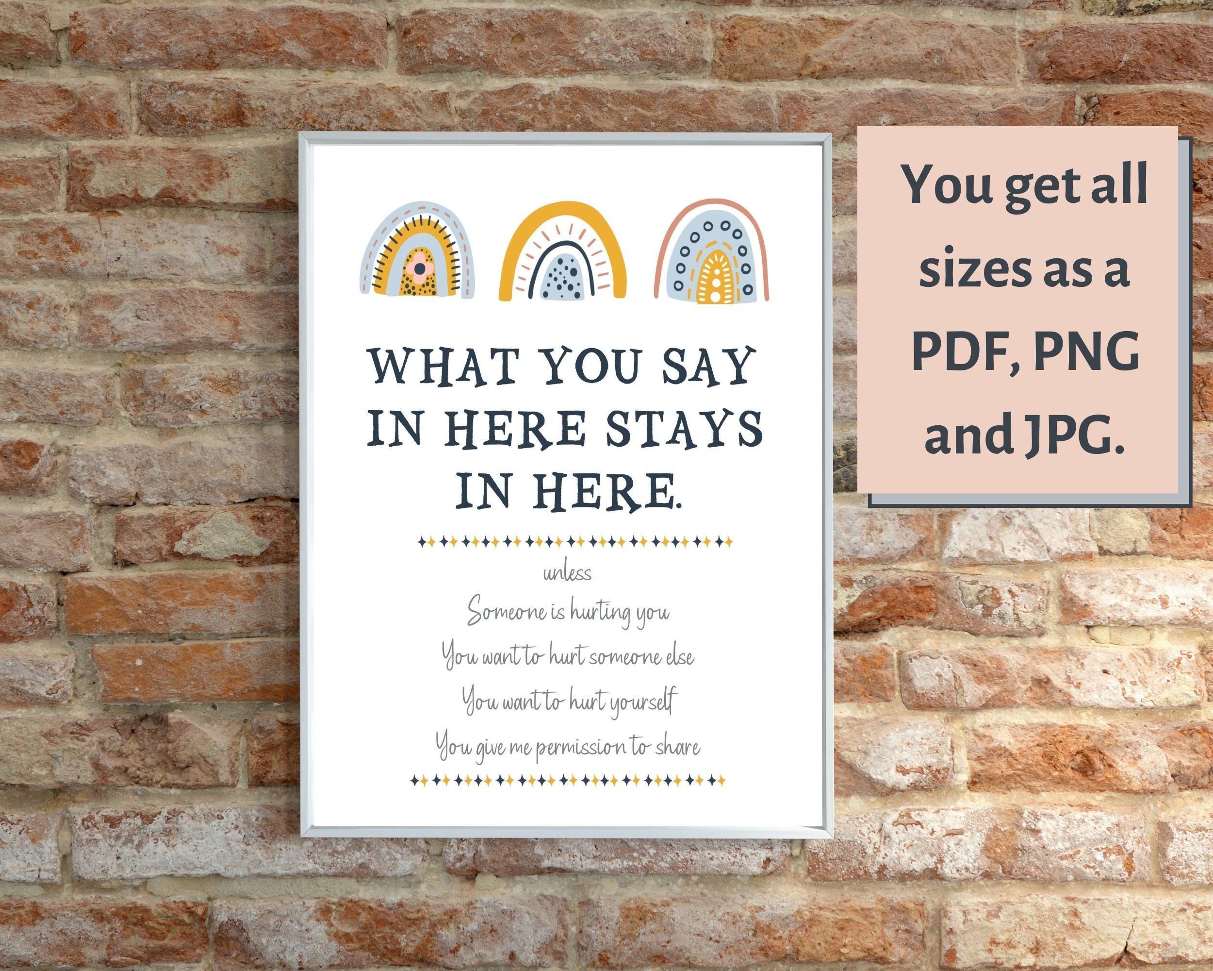 School Counselor Office Décor Printable Boho Classroom Décor What You ...