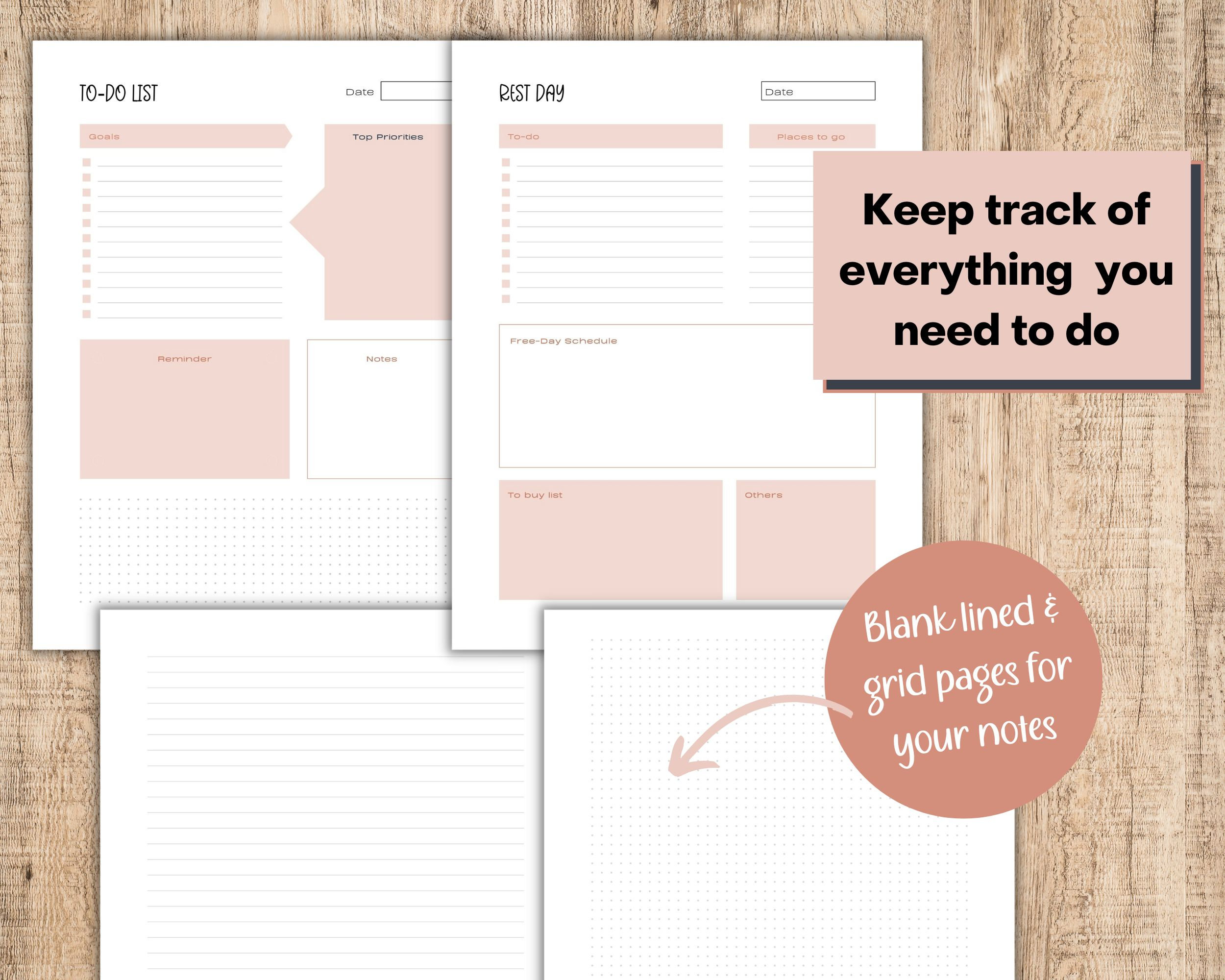 2023-24 Teacher Planner Printable Printable Teacher Binder - Etsy
