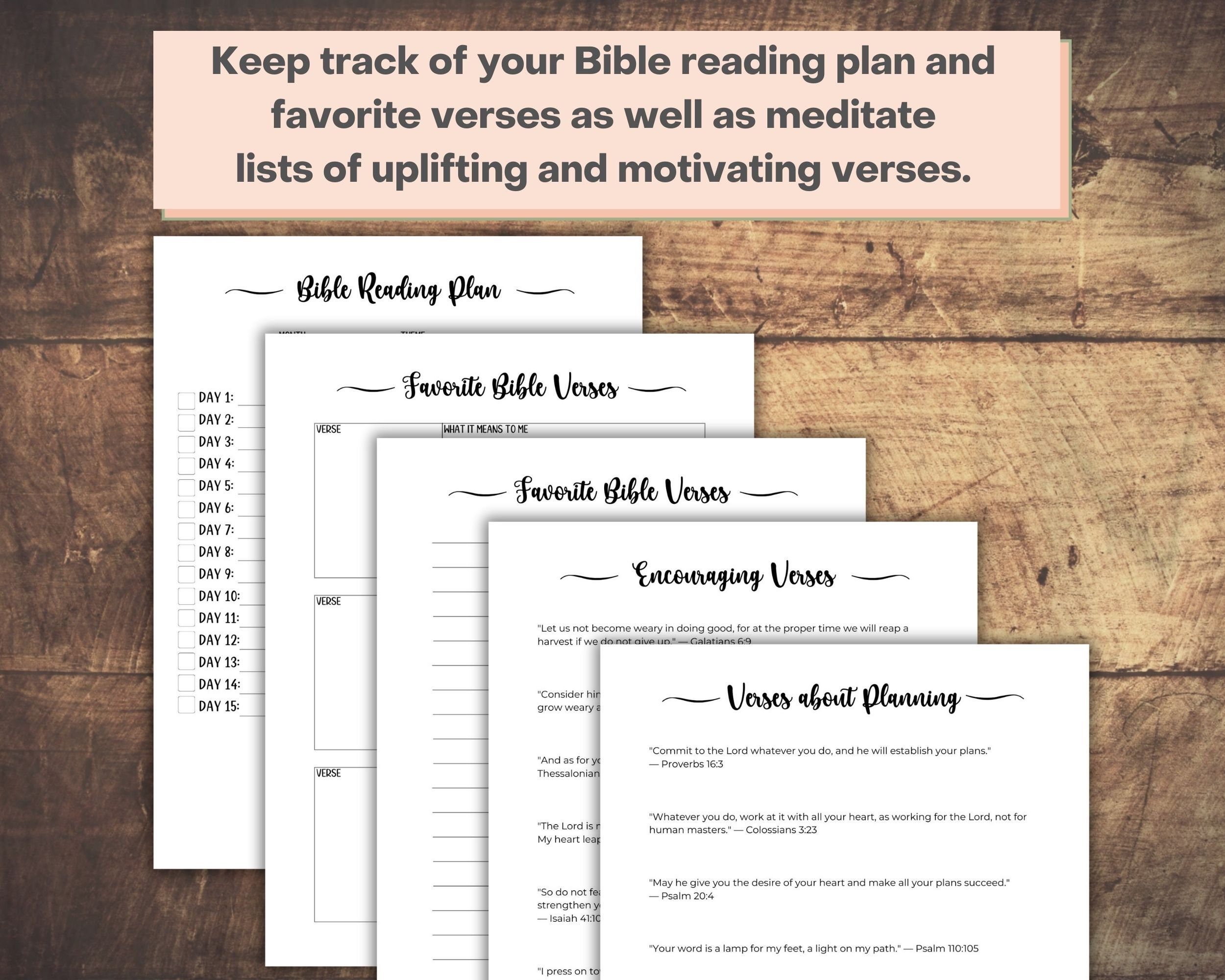 Prayer Journal Printable, Bible Study Guide, Gratitude Journal, Digital ...