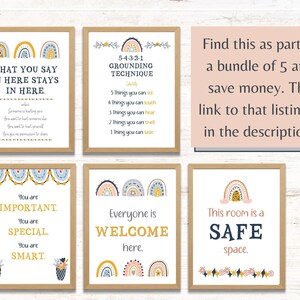 School Counselor Office Décor Printable | Boho Classroom Décor ...