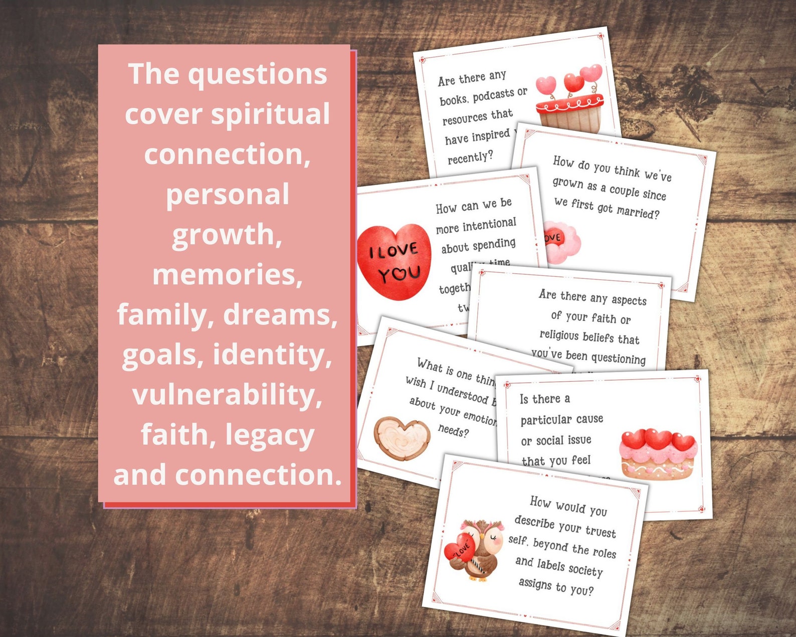 Conversation Starter Cards for Couples, Christian Couples Question ...