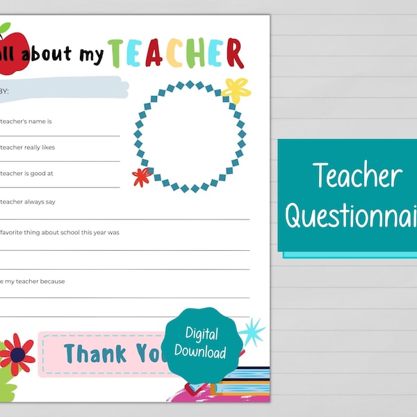 End of Year Teacher - Etsy