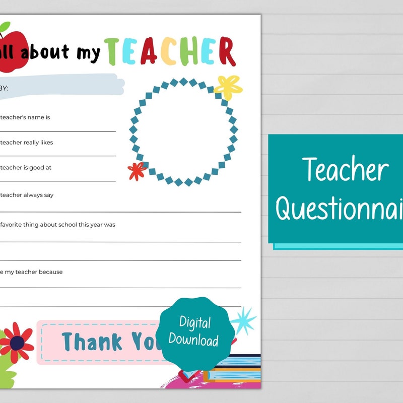 End of Year Teacher - Etsy