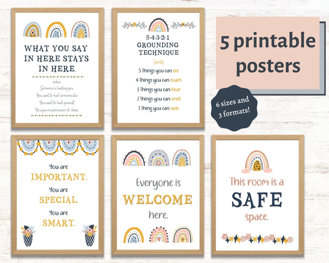School Counselor Office Décor Printable | Boho Classroom Décor ...