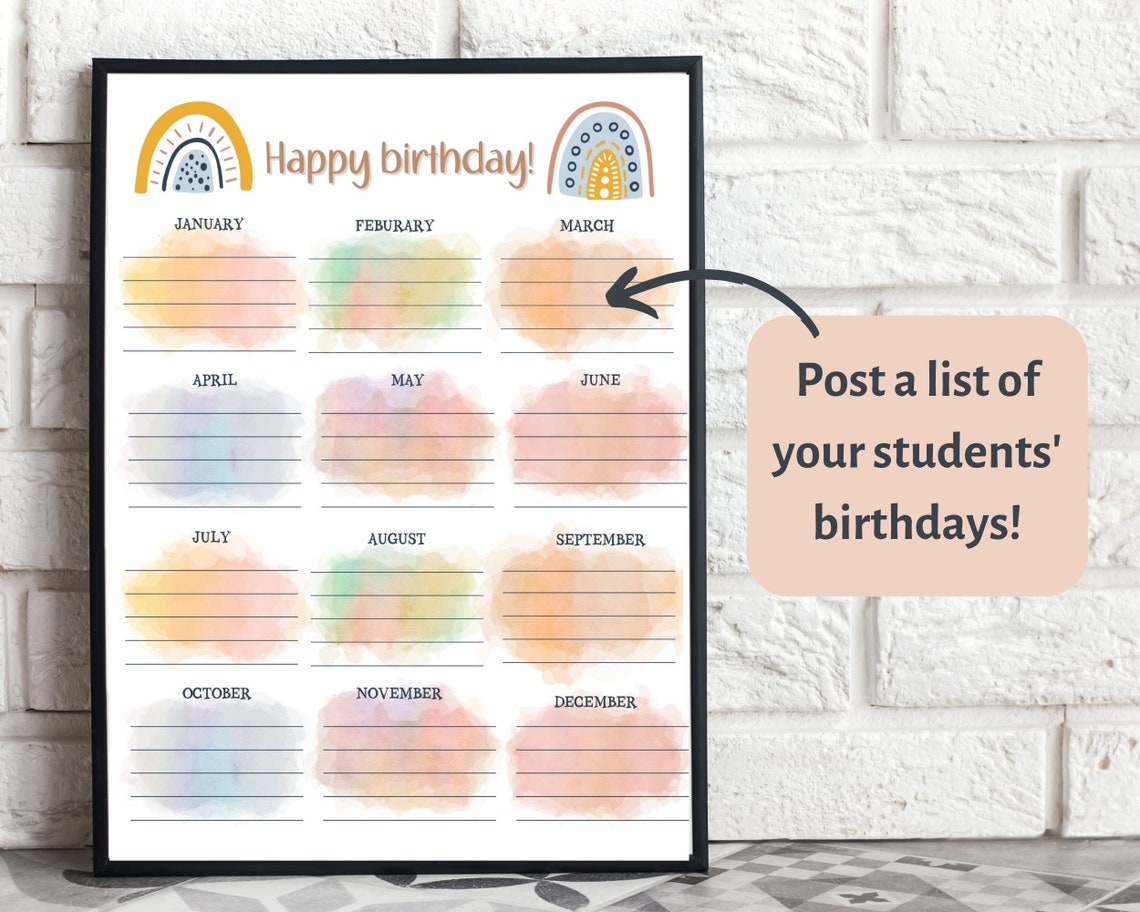 Classroom Posters Boho Printable Bundle Teacher Décor Bundle Boho ...