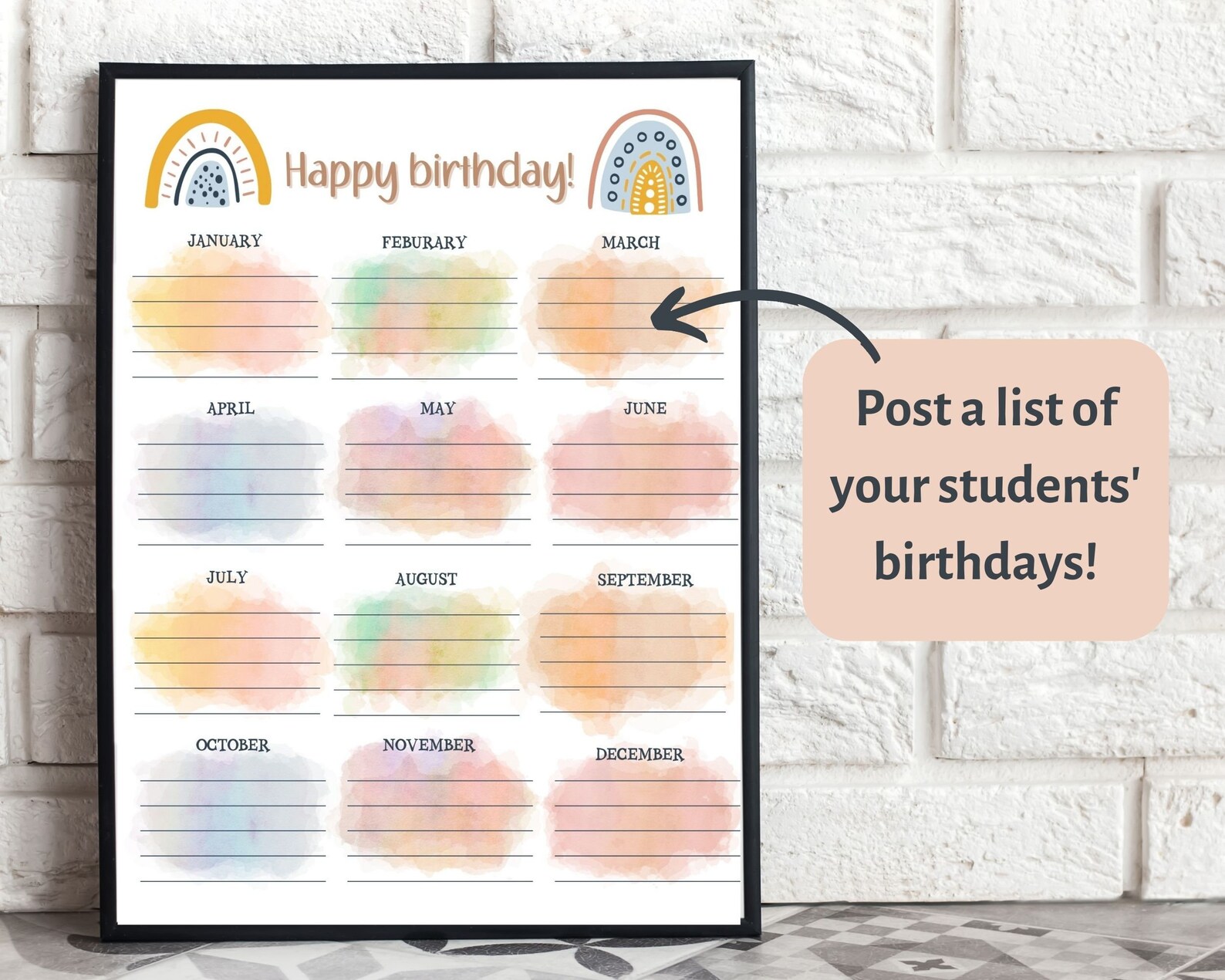 Classroom Posters Boho Printable Bundle Teacher Décor Bundle Boho ...