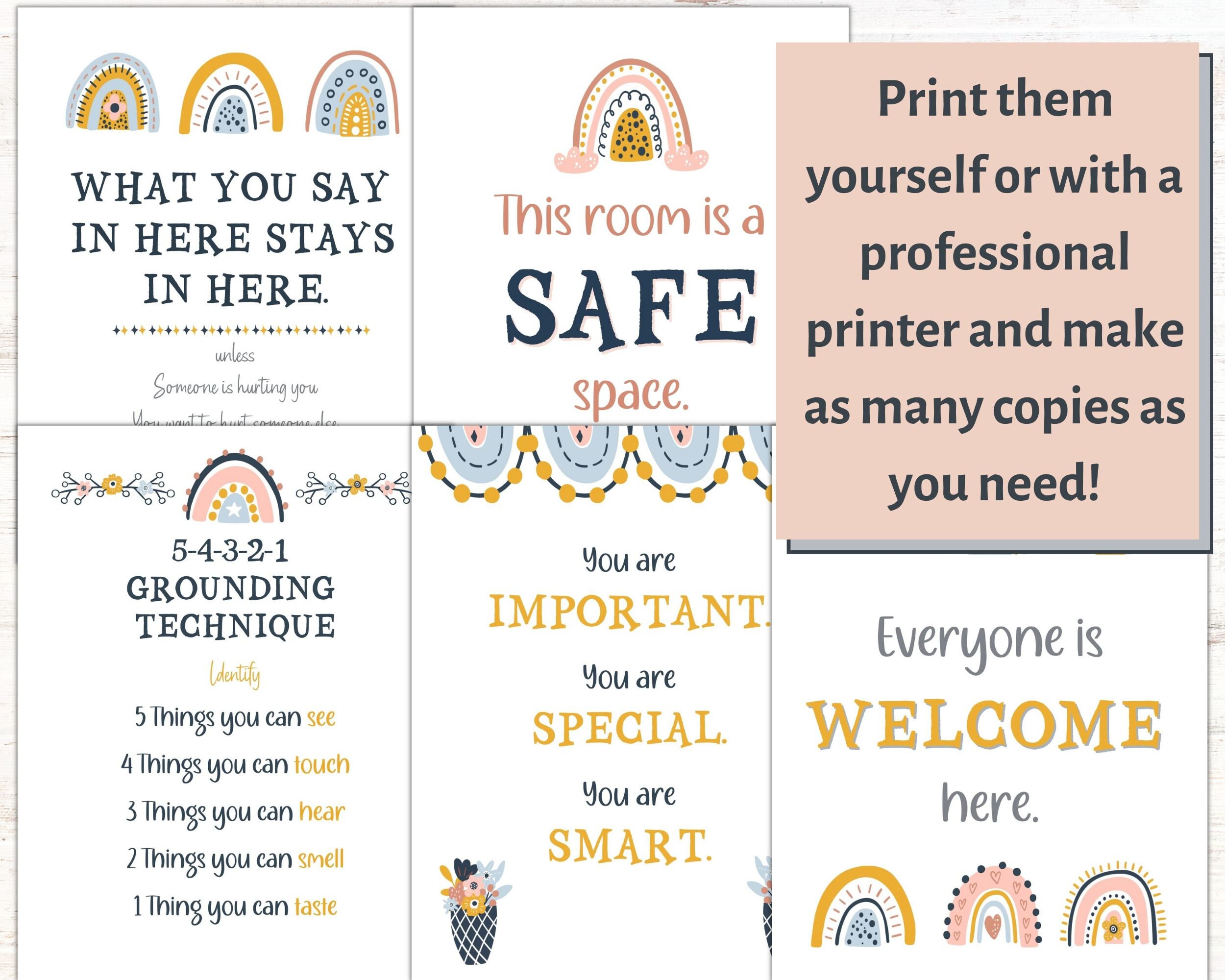 School Counselor Office Décor Printable Boho Classroom Décor - Etsy