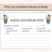 School Counselor Office Note Printable Boho School Counselor Décor ...