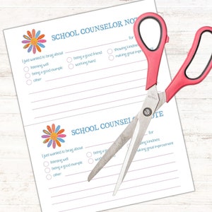 School Counselor Office Note Printable | Daisy School Counselor Décor ...