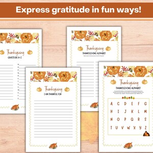 Thanksgiving Game Bundle Printable, Thanksgiving Games, Thanksgiving ...