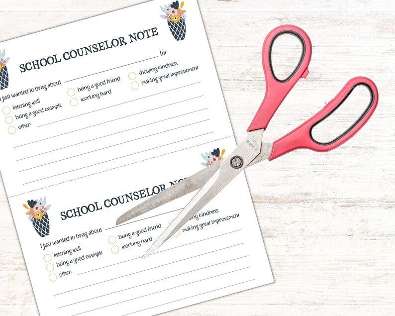 School Counselor Office Note Printable Boho School Counselor Décor ...