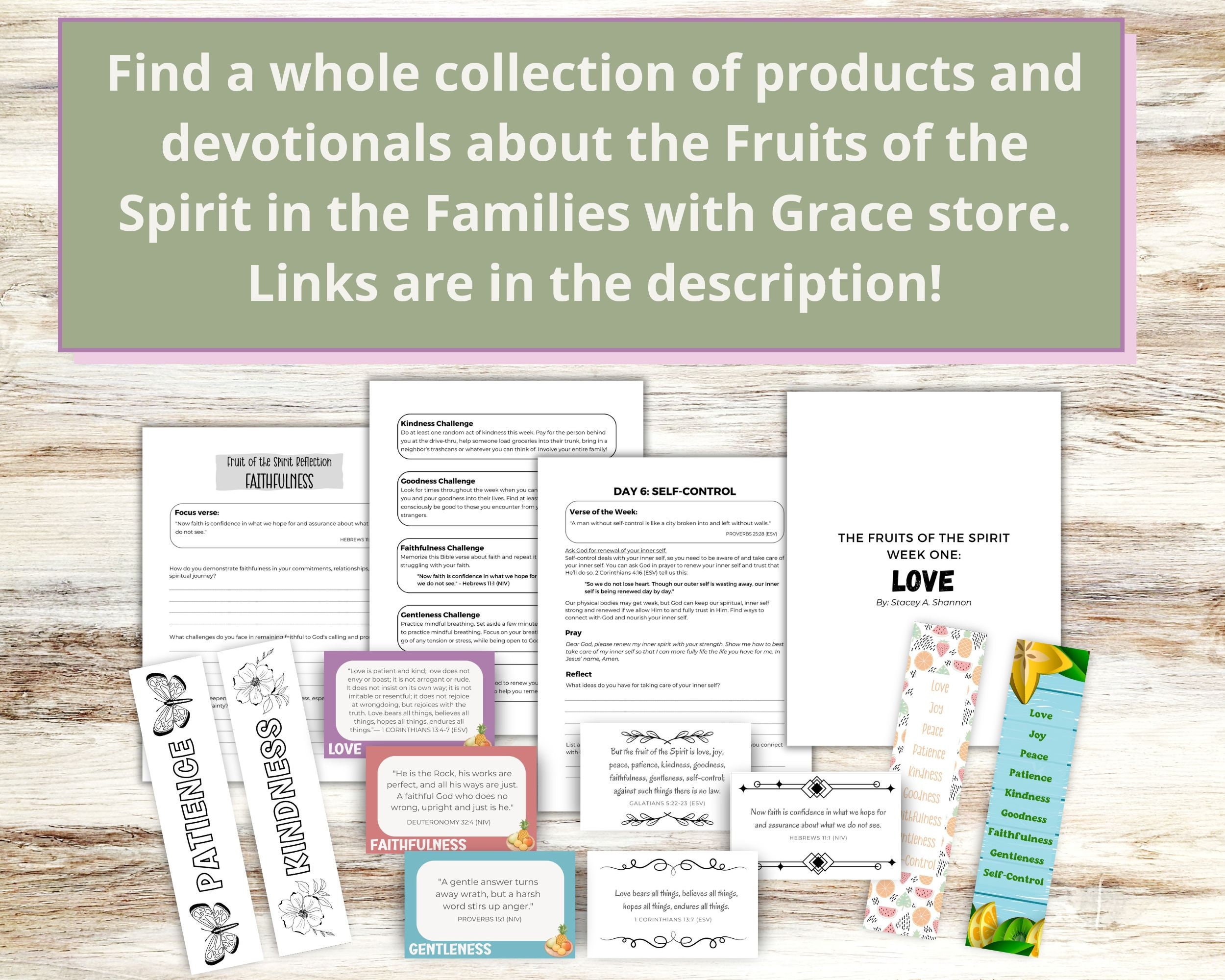 Digital Fruit of the Spirit Devotional Journal for Moms, Personal Bible ...