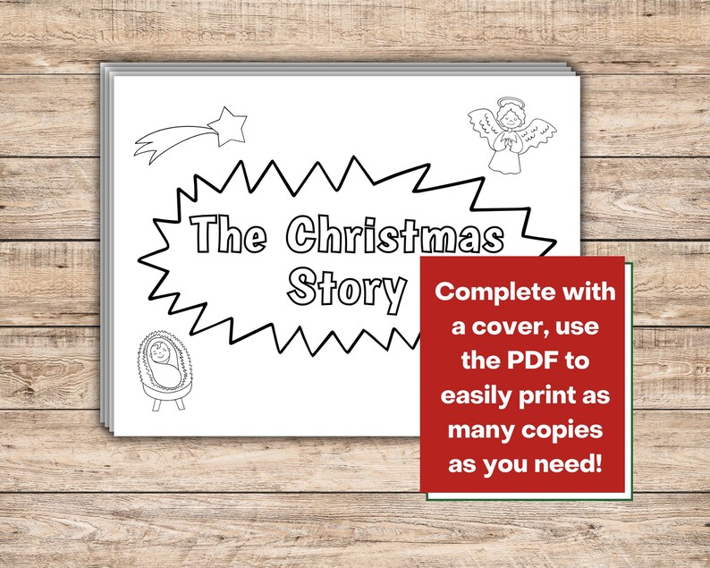 9 Simple Christmas Nativity Coloring Pages for Kids, Toddlers ...
