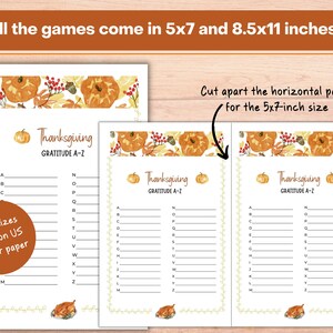 Thanksgiving Game Bundle Printable, Thanksgiving Games, Thanksgiving ...