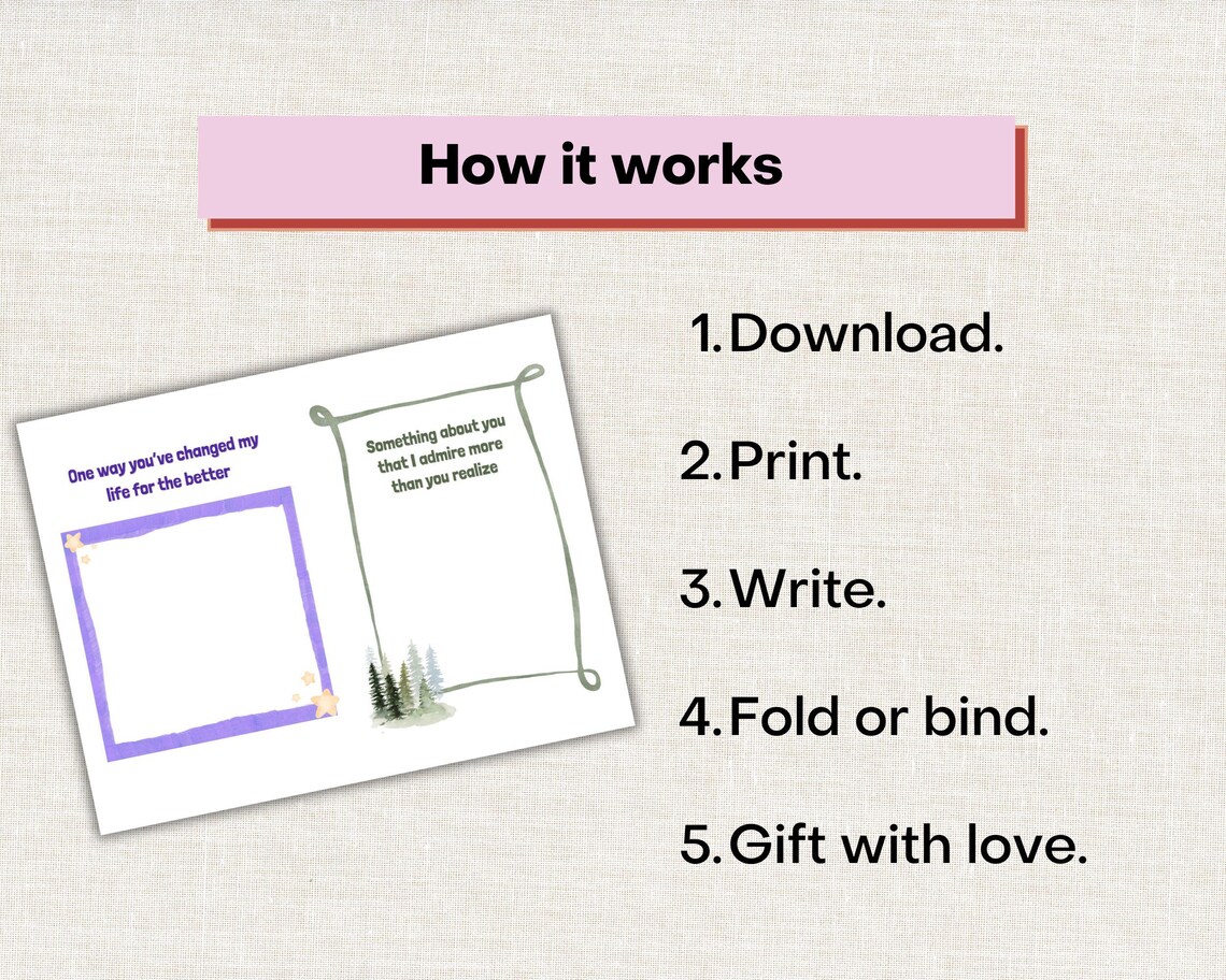 Reasons I Love You Printable Book | Fill-in-the-blank Love Book ...