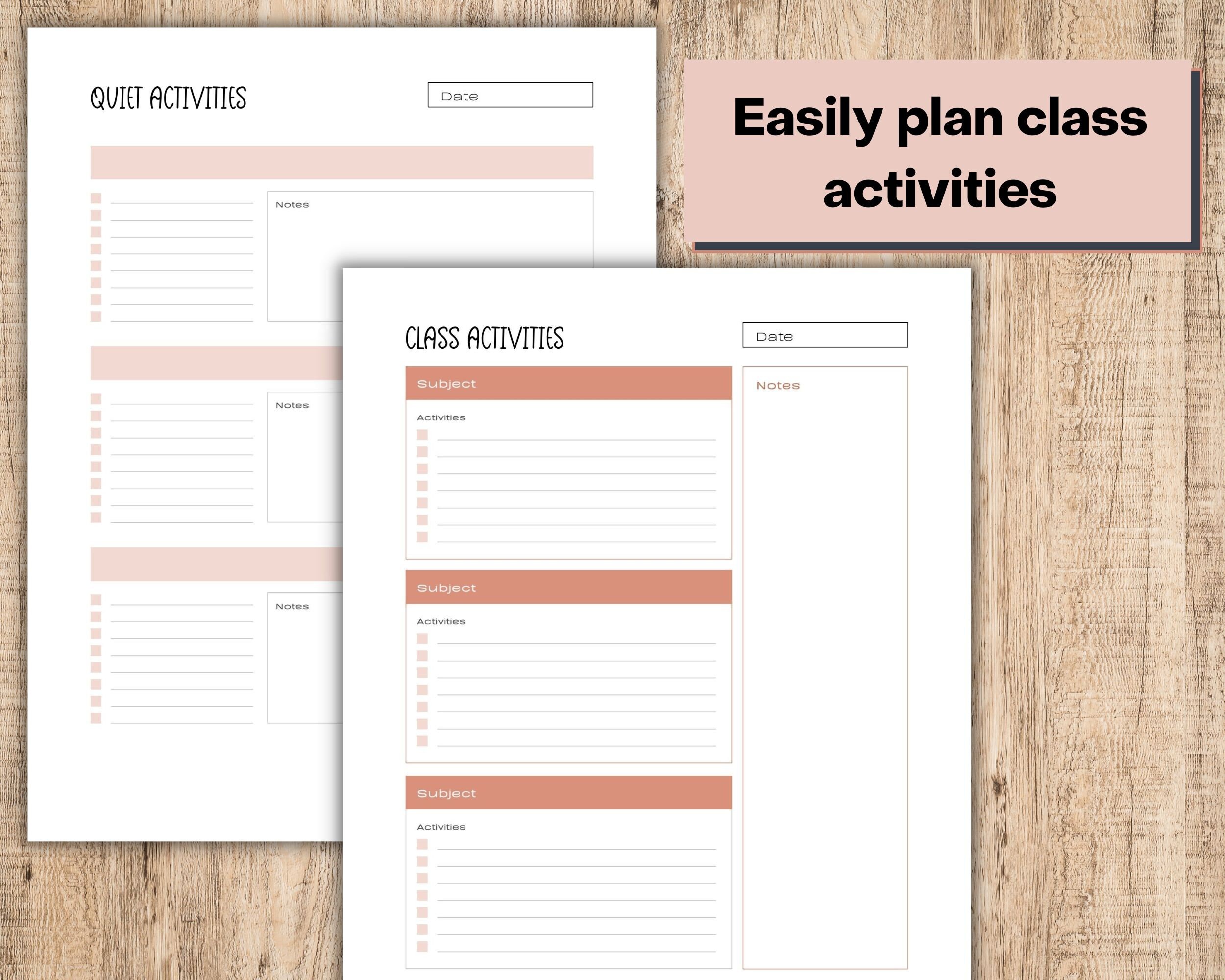 2023-24 Teacher Planner Printable Printable Teacher Binder - Etsy