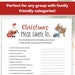 Christmas Most Likely to Game Printable | Funny Christmas Game ...