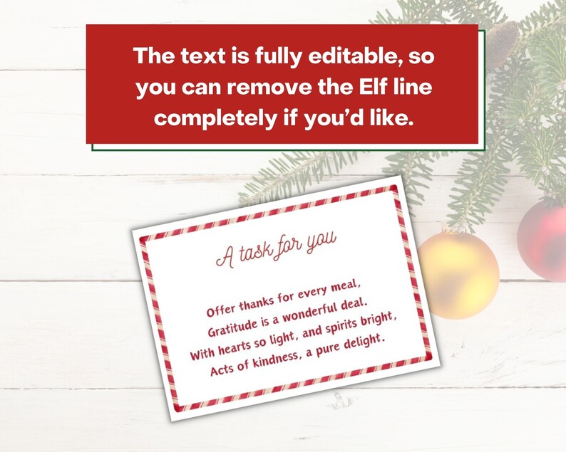 Editable Elf Kindness Notes: Christmas Advent Activities (digital ...