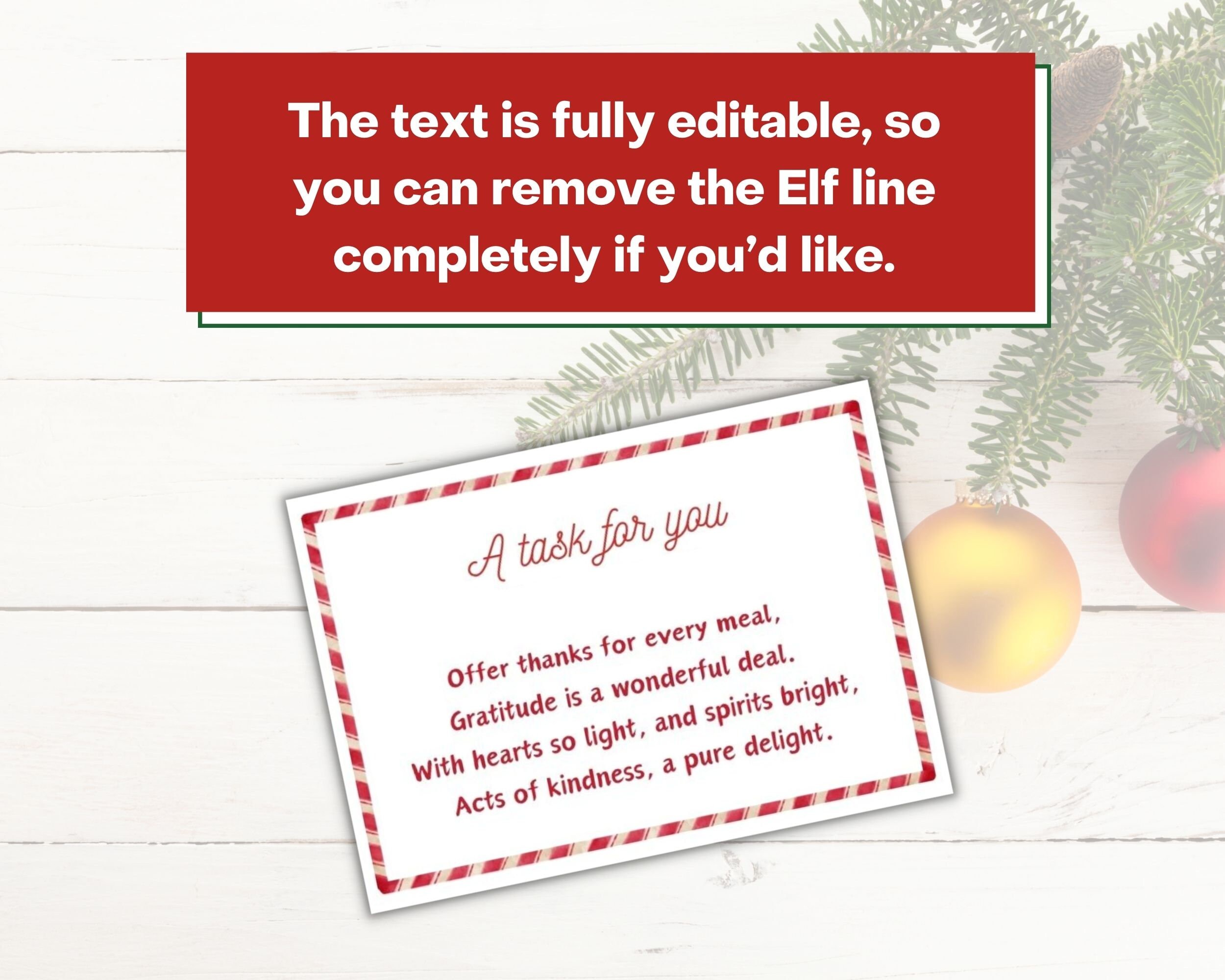 Editable Elf Kindness Notes: Christmas Advent Activities (digital ...