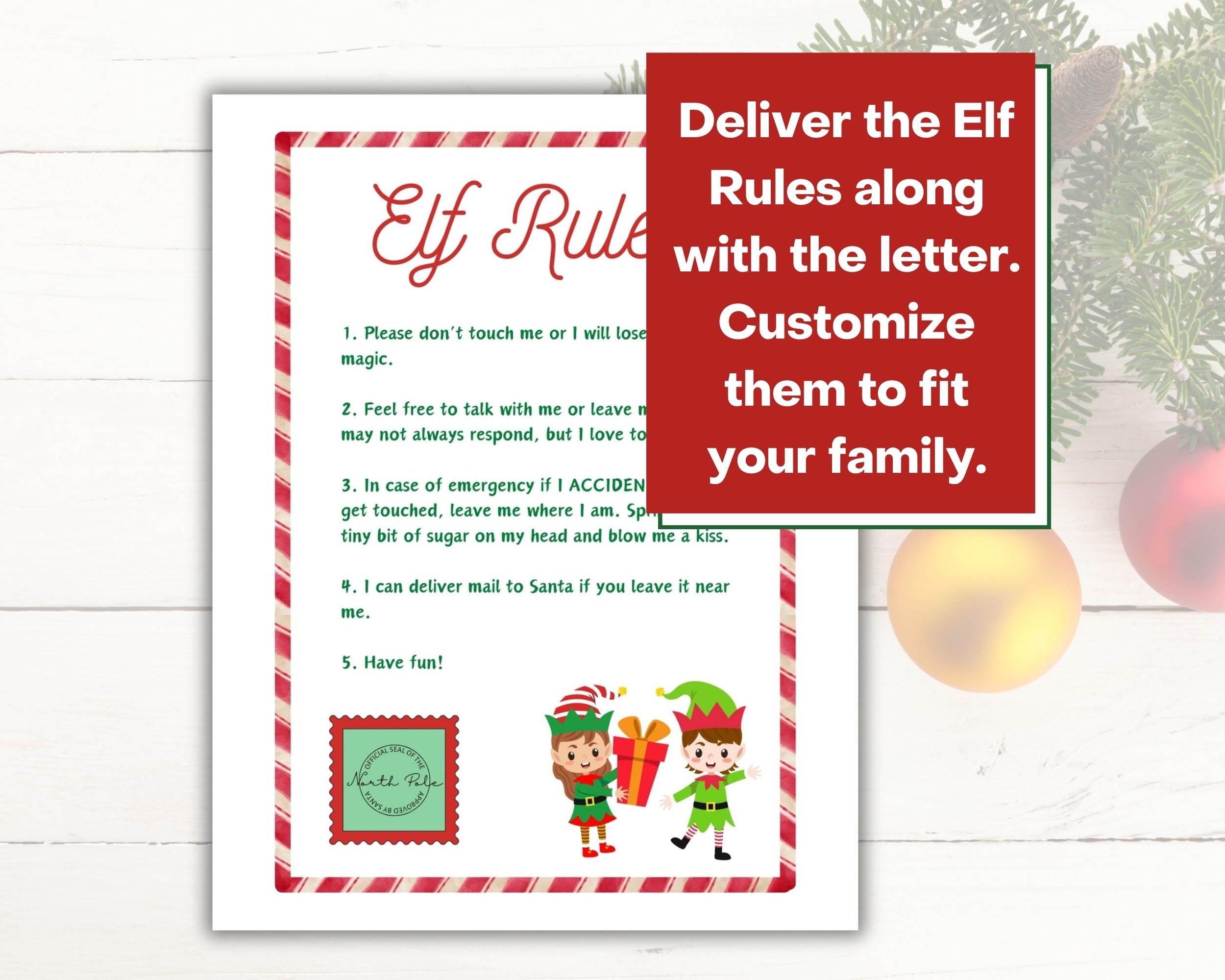 EDITABLE Elf Letter, Elf Welcome Letter, Elf Arrival Letter, Elf ...