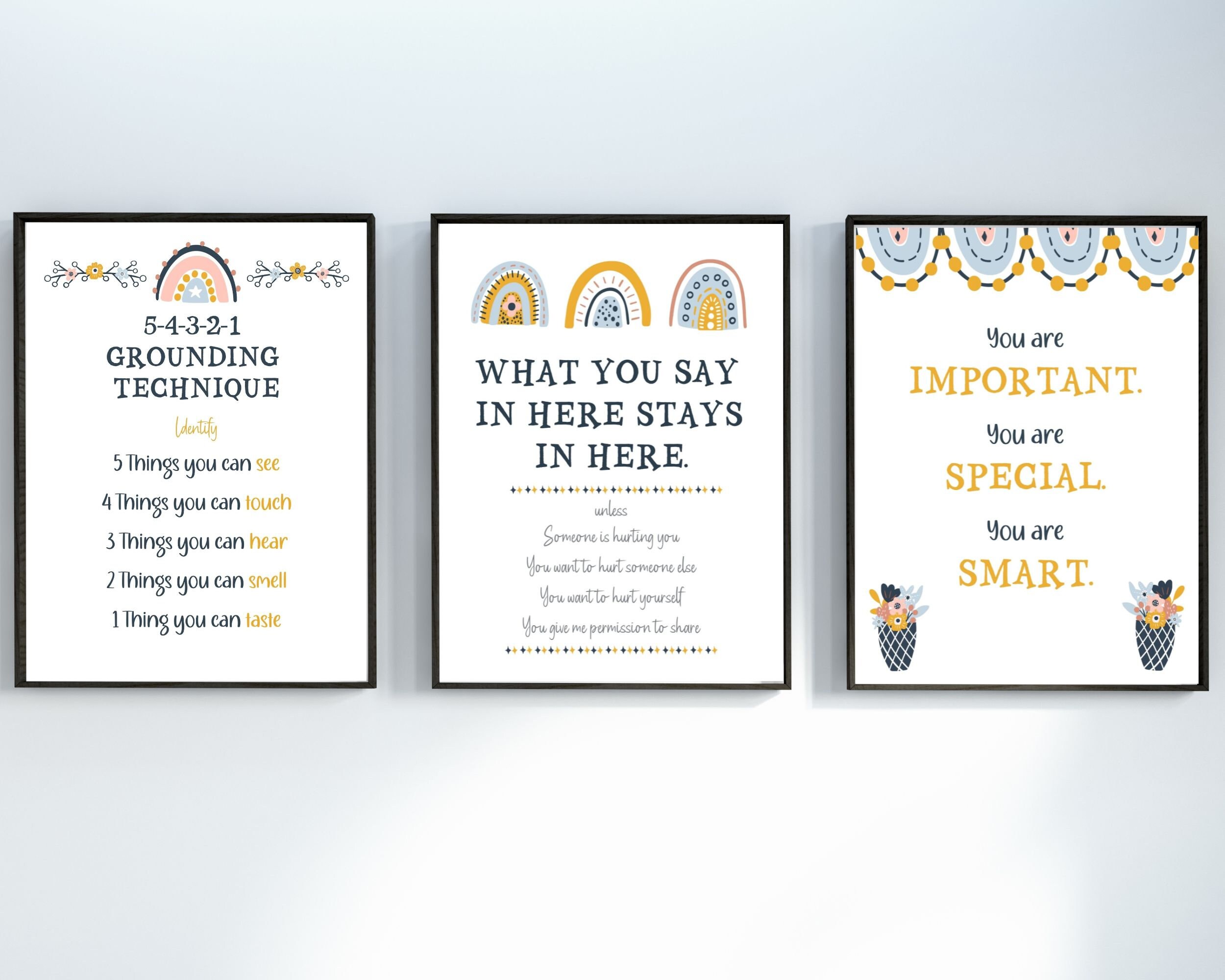 School Counselor Office Décor Printable Boho Classroom Décor - Etsy