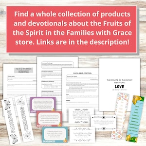 Printable Fruit of the Spirit Reflection Worksheets for Adults and ...