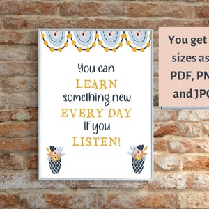Classroom Posters Boho Printable Bundle Teacher Décor Bundle Boho ...