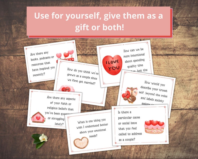 Conversation Starter Cards for Couples, Christian Couples Question ...