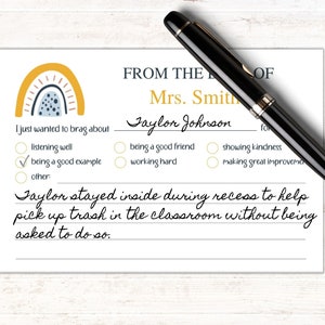 Customizable From the Desk of Printable | Principal Report | From the ...