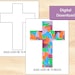 Easy Easter Cross Craft for Kids: Toddler Printable (digital Download ...