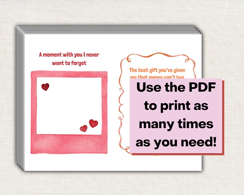 Reasons I Love You Printable Book | Fill-in-the-blank Love Book ...