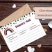 Daycare Note Printable Daycare Mail Boho Daycare Brag Card Daycare ...