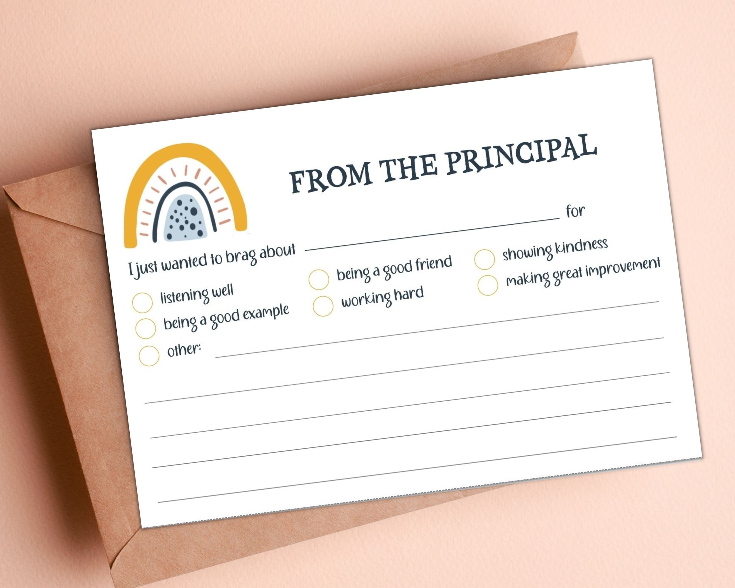 Principal Mail Printable | Principal Report | From the Principal Note ...