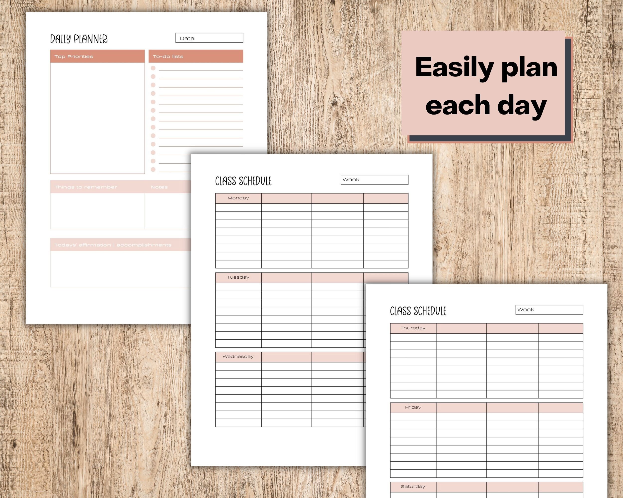 2023-24 Teacher Planner Printable Printable Teacher Binder - Etsy