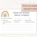 School Social Worker Note Printable Boho School Counselor Décor ...