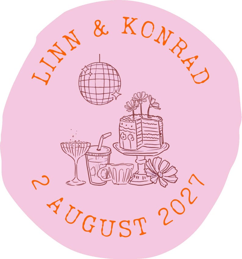 Editable Wedding Sticker Template Canva, Printable Favor Stickers ...