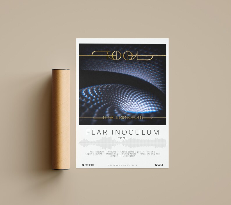 Tool Poster | Fear Inoculum Poster | Album Poster Prints | Wall Decor ...
