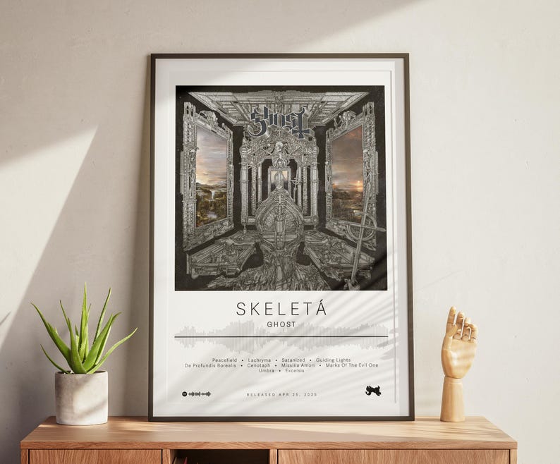 Ghost Poster | Skeleta Poster | Album Poster Prints | Wall Decor ...
