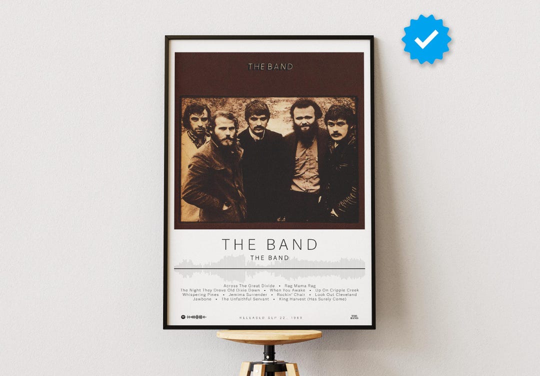 The Band Poster | the Band Print | Album Poster Prints | Wall Decor ...