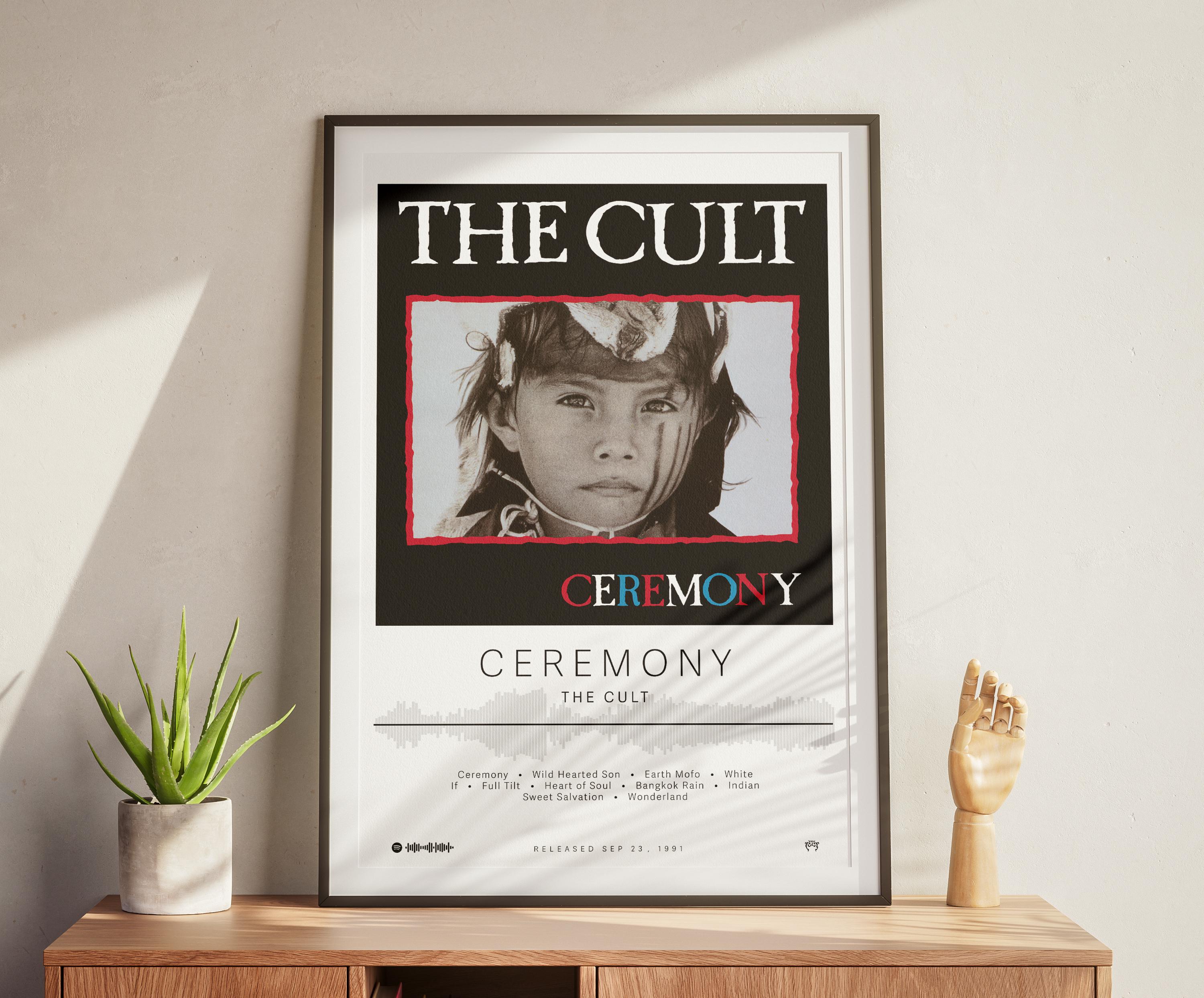 The Cult Poster | Ceremony Poster | Album Poster Prints | Wall Decor ...