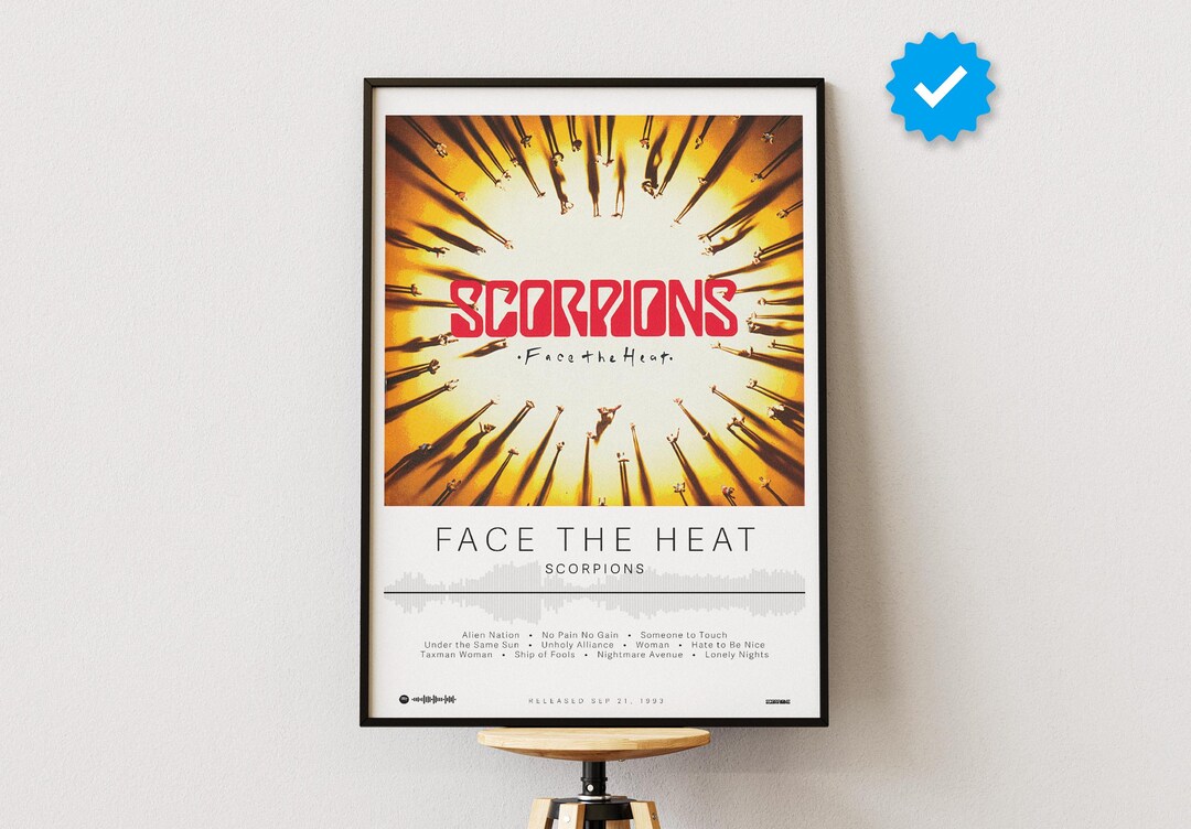 Scorpions Poster | Face the Heat Poster | Album Poster Prints | Wall ...