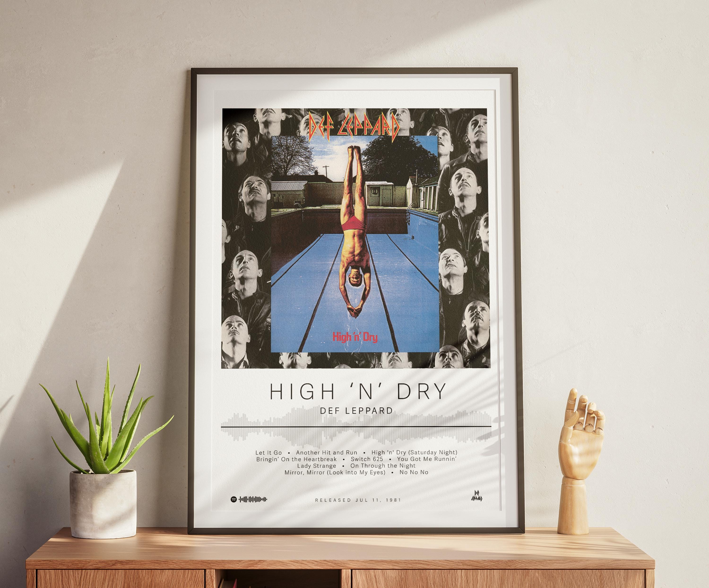Def Leppard Poster | High N Dry Poster | Album Poster Prints | Wall ...