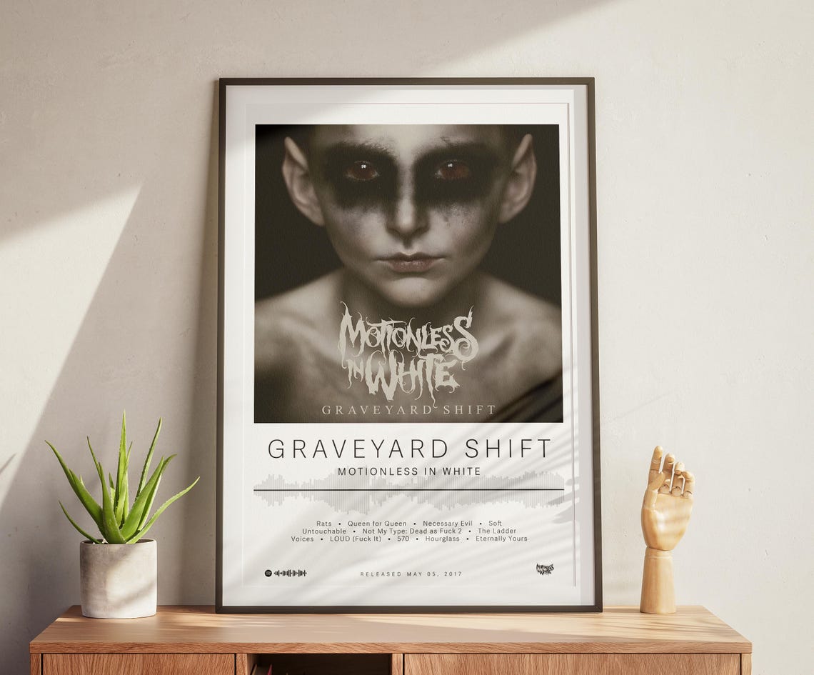 Motionless in White Poster | Graveyard Shift Poster | Album Poster ...