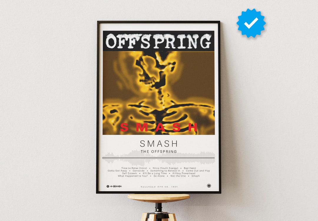 The Offspring Poster | Smash Poster | Album Poster Prints | Wall Decor ...