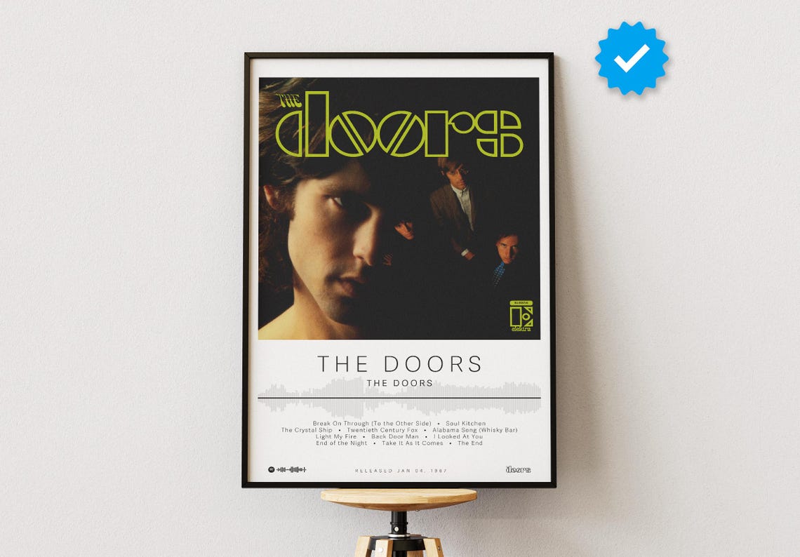 The Doors Poster | the Doors Print | Album Poster Prints | Wall Decor ...