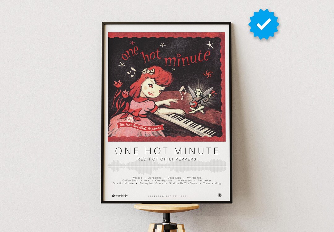 Red Hot Chili Peppers Poster | One Hot Minute Poster | Album Poster ...