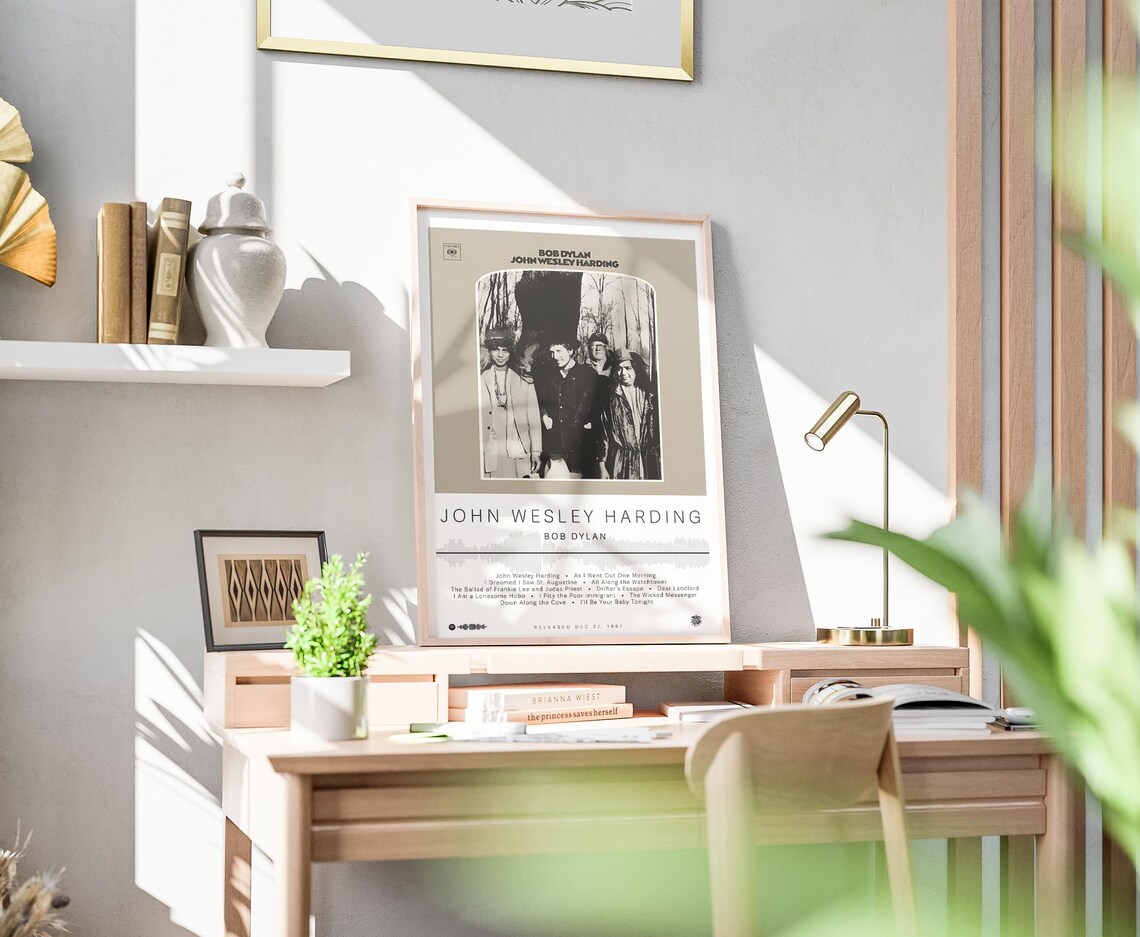 Bob Dylan Poster | John Wesley Harding Poster | Album Poster Prints ...