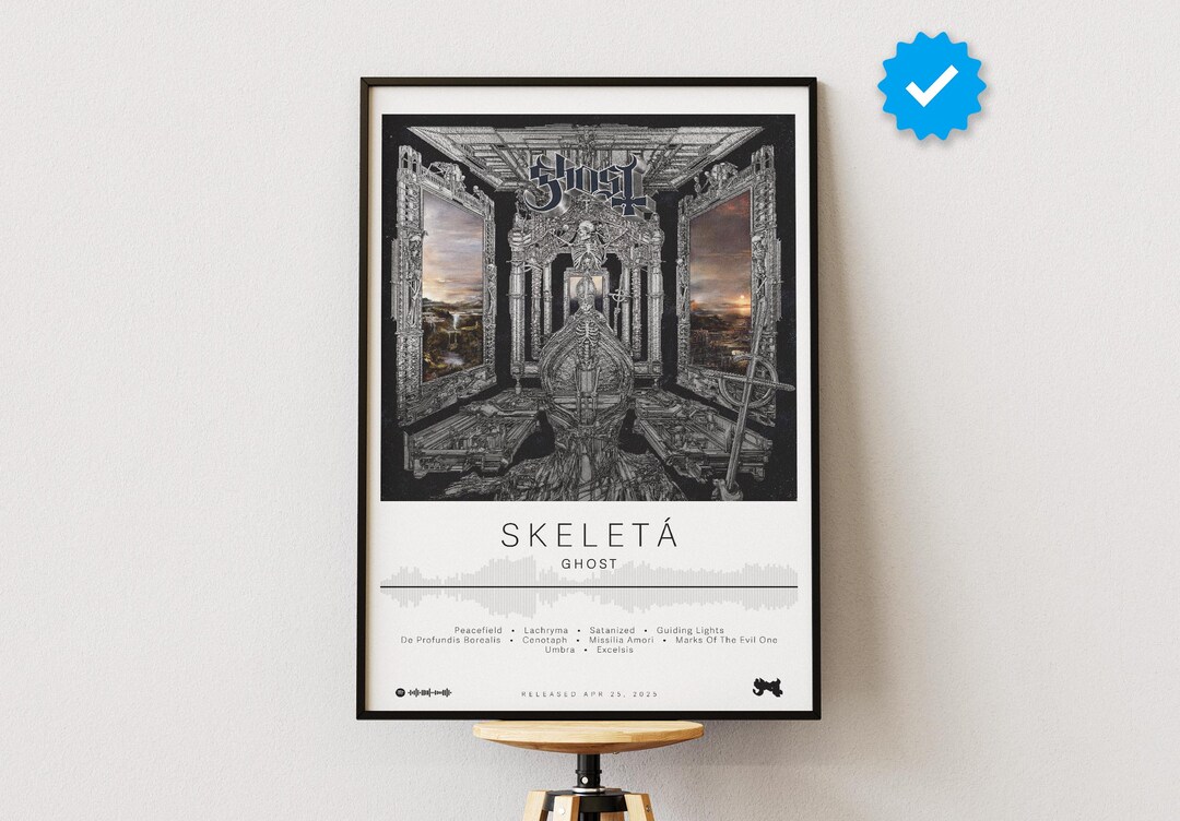 Ghost Poster | Skeleta Poster | Album Poster Prints | Wall Decor ...