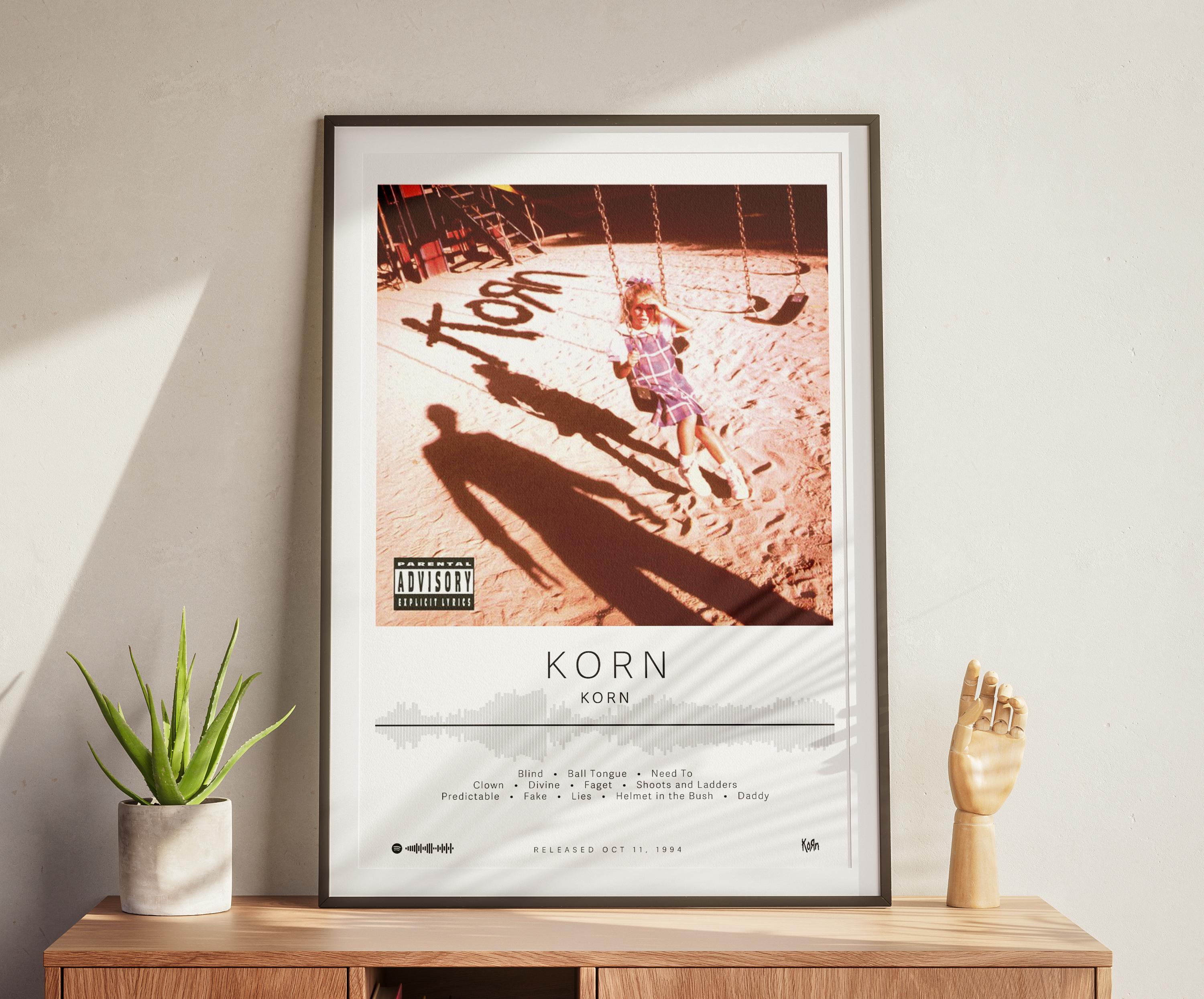 Korn Poster | Korn Print | Album Poster Prints | Wall Decor Posters ...