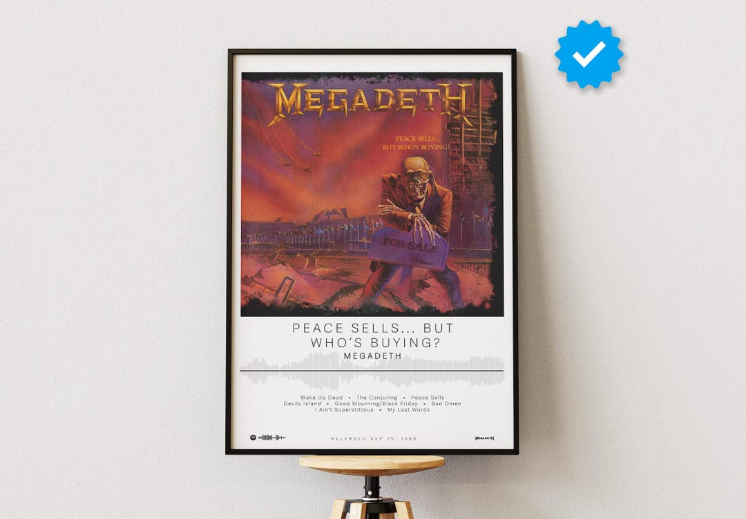 Megadeth Poster | Peace Sells... but Who's Buying Poster | Album Poster ...